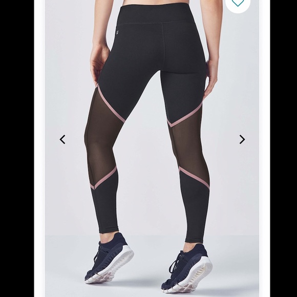Fabletics | Pants & Jumpsuits | Fabletics Mesh Leggings W Pink ...